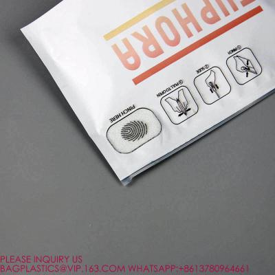 Китай Tamper Evident Pinch And Slide Exit Matte Mylar Bags, Smell Proof, Pouch Exit Packages продается