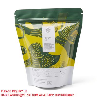 Китай Biodegradable Matte Stand Up Mylar Bag Tea Coffee Packaging Pouches With Window Zipper продается