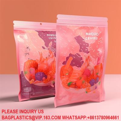 Китай Treat Bags with Window Ziplock Stand Up Pouches Food Storage Cookies Snacks Tea Packing продается