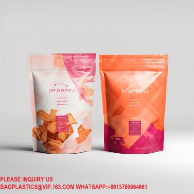 Китай Treat Bags with Window Ziplock Stand Up Pouches Food Storage Cookies Snacks Tea Packing продается