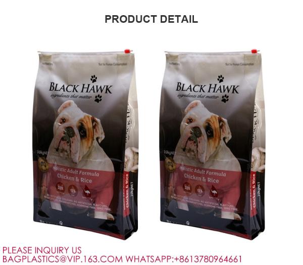 Quality Customized Printing Slide Zipper High Quality Block Bottom Zipper Pouch Avocado for sale