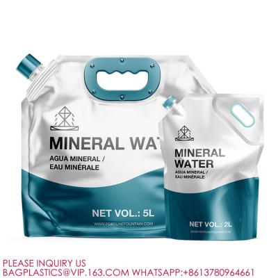 中国 Custom Print Recyclable Refillable Mylar Standup Spout Pouch Bags Shampoo Cosmetics Pack 販売のため