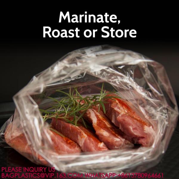 Quality Roasting Bag Cooking Bags Oven Turkey Cooking Bag With Ties Keep Moist Durable for sale