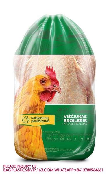 Quality Poultry Shrink Bag Plastic Bags Packaging Chicken Part Duck Goose Roast Chicken Pouch for sale