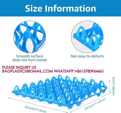 China Plastic Tray And Egg Box Plastic Egg Tray For 30 Holes Egg Plastic Tray Plastic Egg Racks for sale