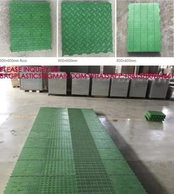 中国 600*600mm Plastic Slats Blind Floor For Pig Farrowing Crate Equipment automatic pig injection 販売のため