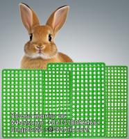 Quality Various Size Anti Bite Rabbit Cage Accessories Plastic Rabbit Farm Manure Slat for sale