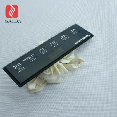 China High quality translucent tempered touch control glass panel for home kitchen appliance for sale