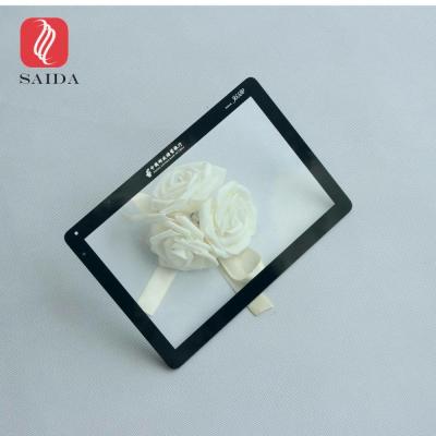 China custom 1.1mm chemical strengthened glass cover lens for LED LCD open frame monitor industrial display application for sale