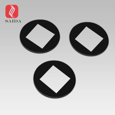 China Custom round shape 1.1mm tempered glass cover lens for 5.5inch PDA TFT lcd Display for sale