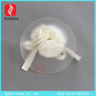 China 3-8MM Custom Tempered Sandblasted flush glass diffuser for LED lighting panel cover for sale