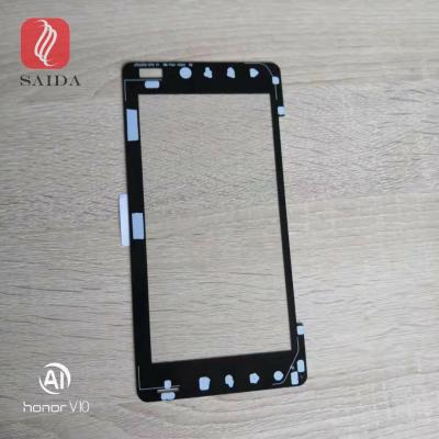 China custom chemically strengthened glass cover lens 1mm thickness for touch panel LCD display monitor for sale