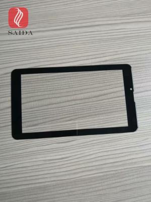 China china glass factory OEM 5inch cover lens 0.7mm with 2.5d polished edges CNC processed for touch panel PC for sale