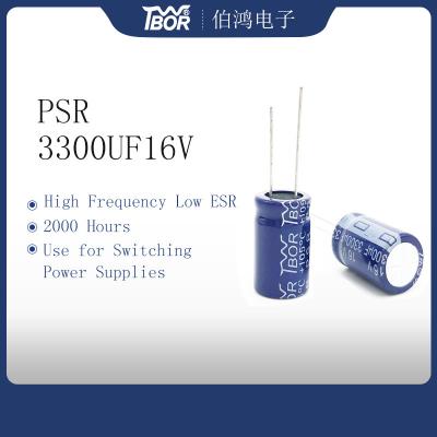 Cina Condensatori elettrolitici 3300uF 16V esr dell'alluminio basso della TW BOR per potere di commutazione in vendita