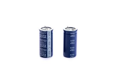 China Capacitor de alumínio ISO9001 à prova de explosões de 30x35mm 220uf 450v à venda