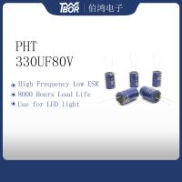 China 16x20MM 470UF80V Radial Electrolytic Capacitor for sale