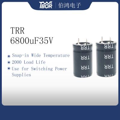 中国 ISO 9001 22x35mm UPSのコンデンサー6800UF100Vインバーター コンデンサー 販売のため