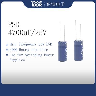 Cina il condensatore elettrolitico della parte radiale di 4700uf 25v 2000 ore carica 18x40mm in vendita