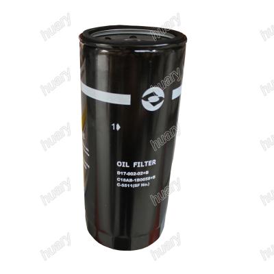 China Camión Crane Spare Parts, filtro de XCMG de aceite de 86012858 D17-002-02B en venta