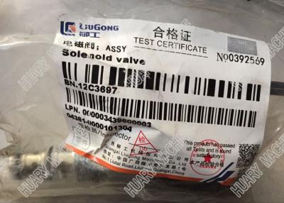 China LIUGONG wheel loader parts, 12C3697 solenoid valve, solenoid for sale