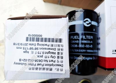 China Piezas del motor de SHANGCHAI, filtro de combustible de C85AB-1W8633+A D638-002-02+B en venta