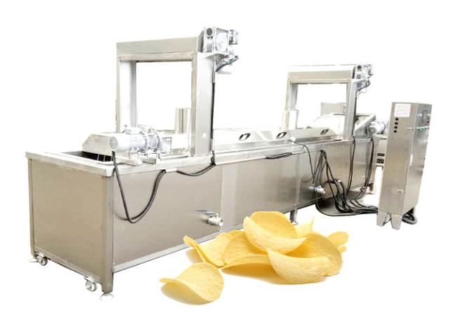 automatic continuous chicken deep fryer machine