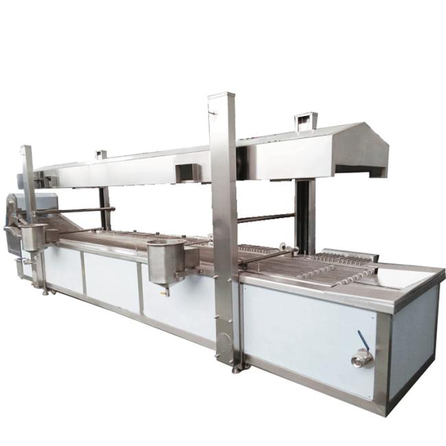 automatic continuous chicken deep fryer machine