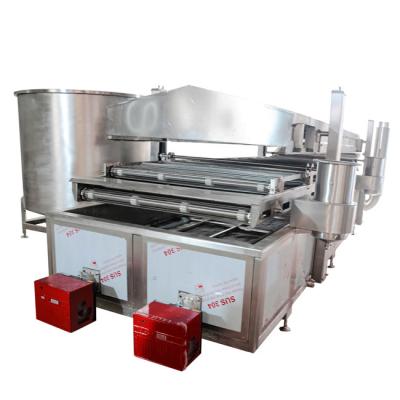 Chine 304 machine faisante frire industrielle du double 300kg/H d'acier inoxydable à vendre