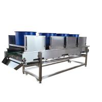 China Commercial Vegetable Fruit Air Dryer Machine 800mm Belt Width 50HZ Deoiling for sale