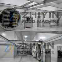China Automatic Low Noise Fruit Freeze Drying Machine 70mm Shelf Spacing 380V 50Hz for sale