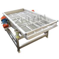 China SUS304 Stainless Steel Vegetable Dewatering Machine 500kg/H Vibration Drying for sale