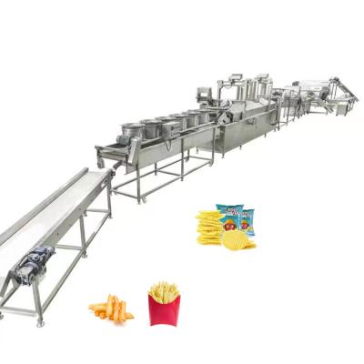 中国 揚げられていた凍結する脱油のフライ ドポテトの生産ライン電気暖房 販売のため