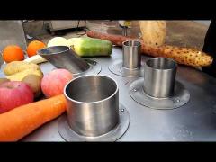 Electric Carrot 0.75KW 400KG/H Fruit And Vegetable Slicer Machine