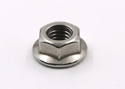 China Stainless Steel A2 M3-M24 DIN6923 Hex Flange Nuts with Serrations for sale