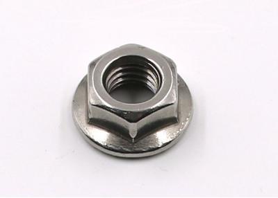 China Stainless Steel A2 M3-M24 DIN6923 Hex Flange Nuts with Serrations for sale
