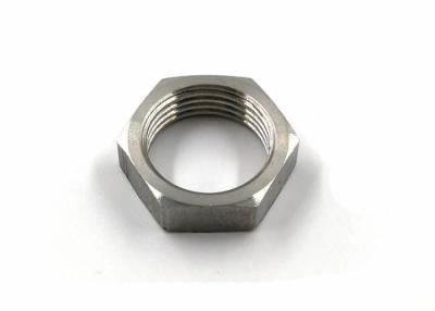 China Thin Stainless Steel Hex Nut M20 Galvanized Surface Finish High Accuracy for sale
