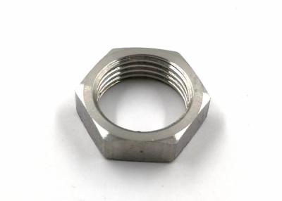 China Thin Stainless Steel Hex Nut M20 Galvanized Surface Finish High Accuracy for sale