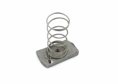 China Plain Fastener Nuts Stainless Steel Spring Nuts Assembled With Aluminum Extrusion Profiles for sale