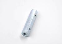 China M10 Zinc Plated Long Hexagon Coupling Nuts with Two Holes Mild Steel for sale