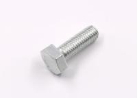 China Galvanized Hex Head Cap Screw Grade 8.8 DIN933 Full Thread Bolt M3-M52 for sale