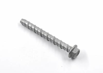 China Hardened Fasteners Screws Bolts Indented  Serrated Hex Head Concrete Screws for sale