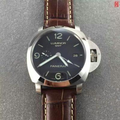 China Panerai LUMINOR 1950 Series PAM00320 Automatic Brown Leather Strap GMT watch for sale