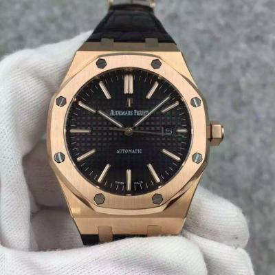 China AP ROYAL OAK 15400 Men 41mm Automatic Watch with 3120 Mot. Leather/Crocodile Strap for sale