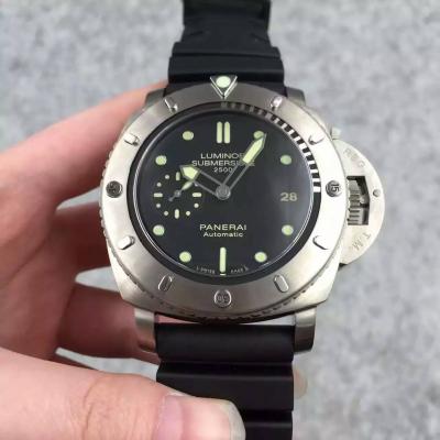 China Panerai Submersible Limited Edition PAM364 Automatic Titanium watch With Black Rubber Stra for sale