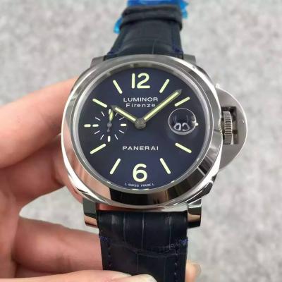 China Panerai Luminor Marina Firenze PAM229 Automatic Valjoux 7750 Watch Crocodile Leather Strap for sale