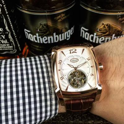 China Parmigiani Kalpa Series Tourbillon Automatic Mechanical Leather strap Men Watches for sale