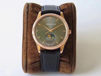 China Jaeger Lecoultre  Master Ultra Thin Moonphase RG/LE Grey ZF 1:1 MY9015 - JL002B for sale
