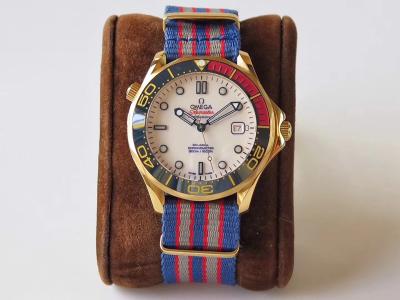 China Omega Seamaster Commander 007 YG/NY White URF MY8205 Mod - OMG1001A for sale