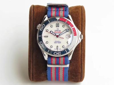 China Omega Seamaster Commander 007 SS/NY White URF MY8205 Mod - OMG1001B for sale