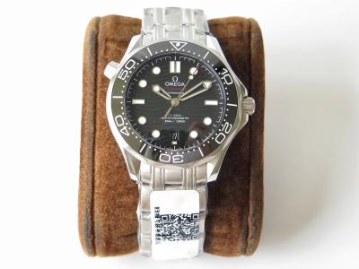 China Omega Seamaster 300m Basel 2018 SS/SS Black URF Jap 24J - OMG2001C for sale